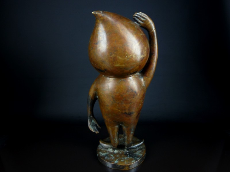 Watt's Antiques :: BRONZE ESSO Mr DRIP FIGURE