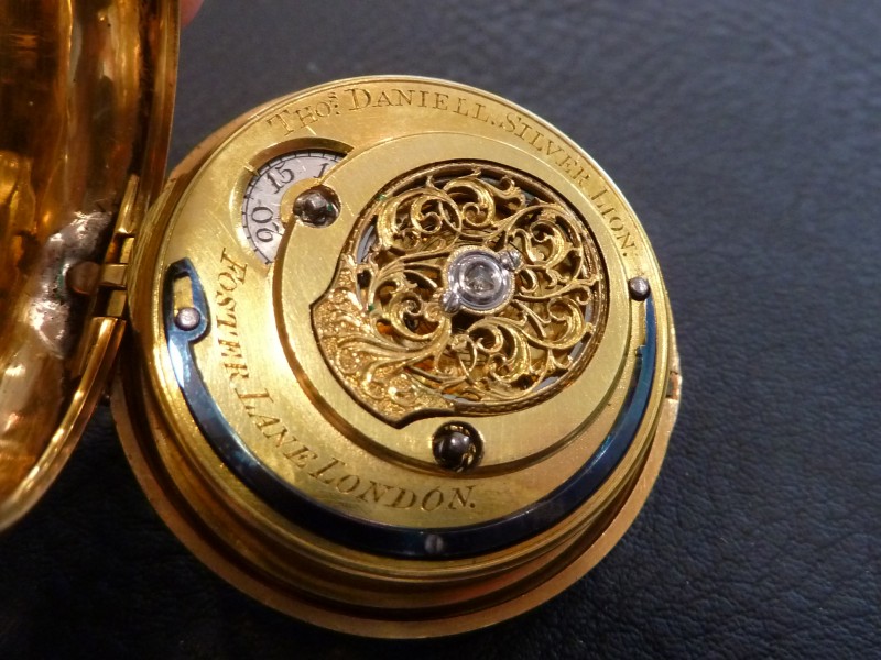 Watt's Antiques :: JOSHUA ADDISON GOLD POCKET WATCH