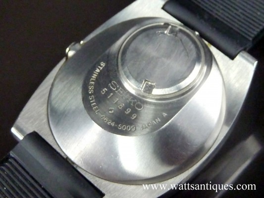 Watt's Antiques :: SEIKO LEMON FACE LCD 0624 5009