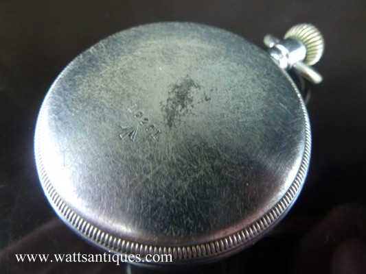 Watt's Antiques :: WALTHAM MILITARY POCKET WATCH