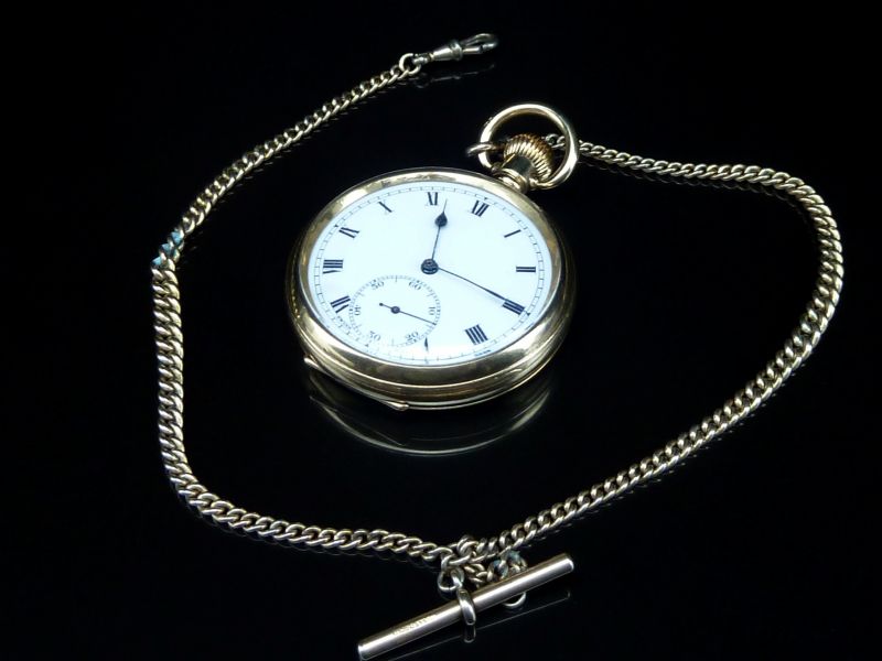 Watt's Antiques :: DENNISON STAR POCKET WATCH
