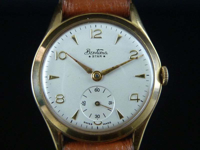 Watt's Antiques :: VINTAGE BENTIMA STAR WATCH
